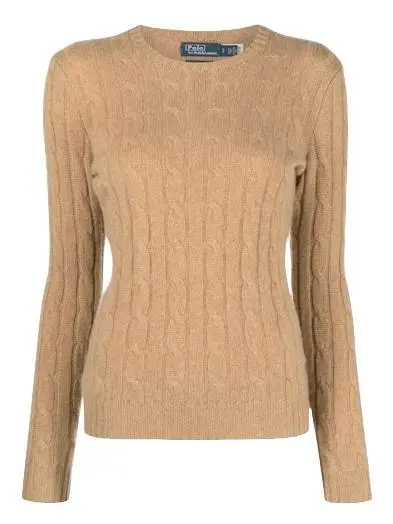 Polo Ralph Lauren Cashmere Classic Julianna Pullover - Collection Camel Melange