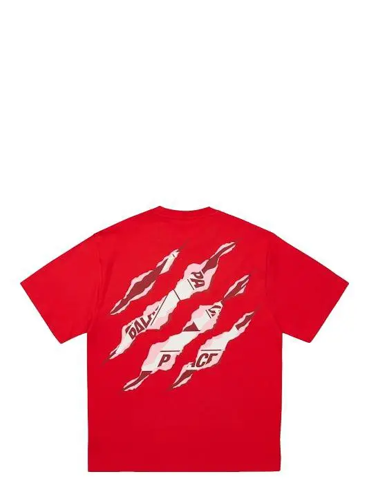PALACE Ripped Tri T-shirt - Truest Red