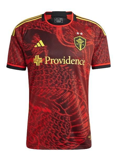 Adidas Seattle Sounders Fc 23/24 Authentic Jersey - Red