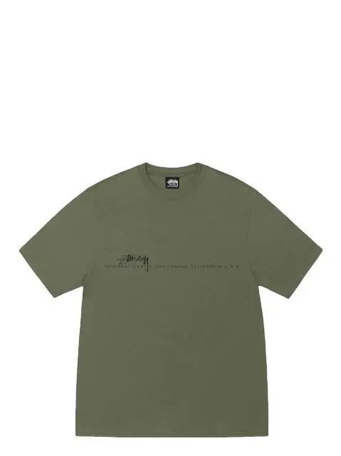 StÜssy Smooth 80 Tee Shirt - Olive