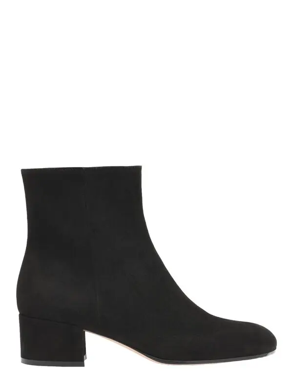 GIANVITO ROSSI Joelle 45 Suede Booties - Black Suede