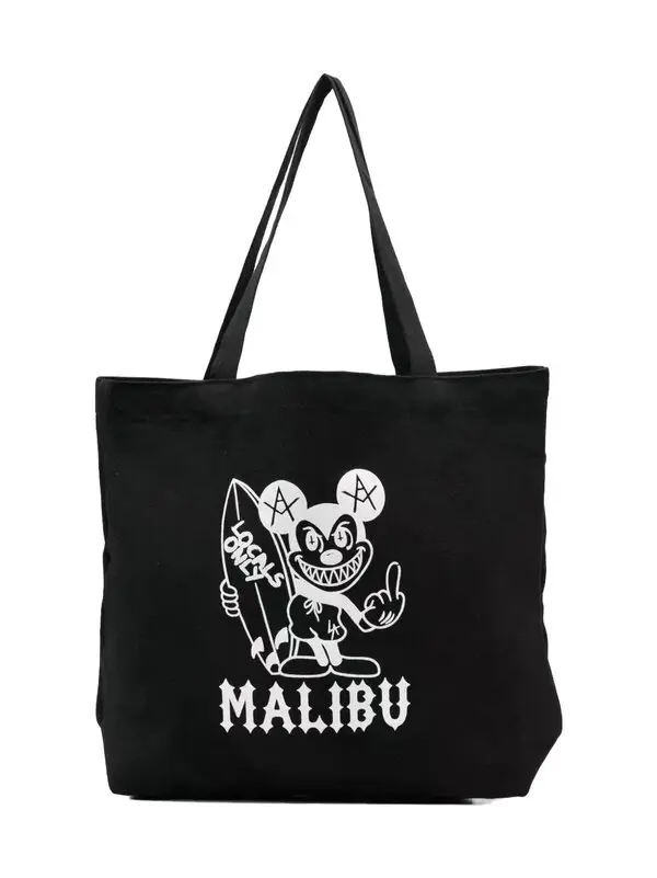 LOCAL AUTHORITY LA Graphic-print Tote Bag - Black