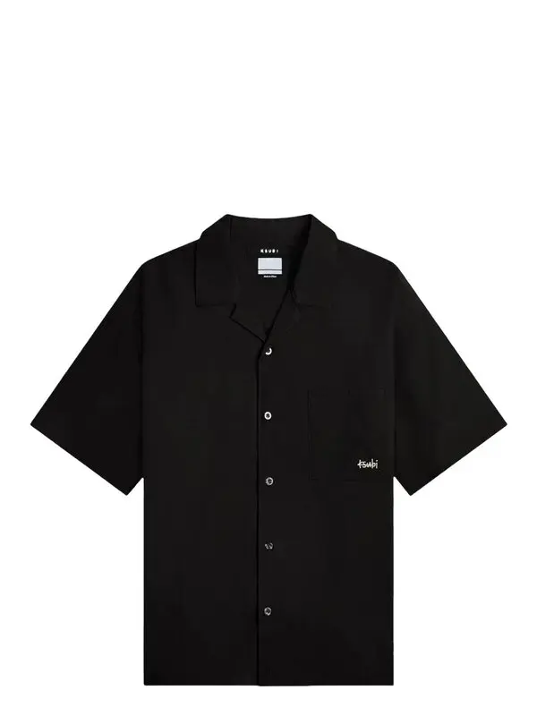 Ksubi Logo-embroidered Shirt - Black