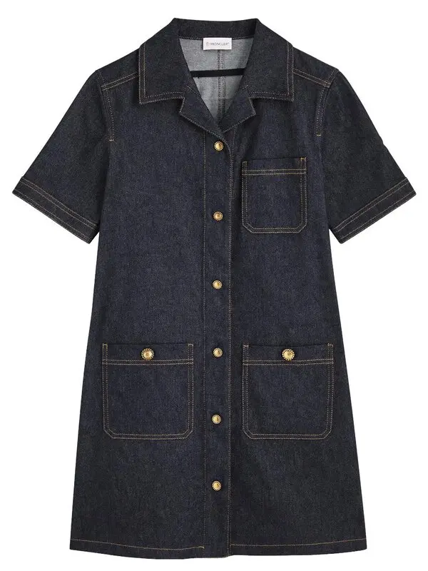 Moncler Shirt Dress - Denim