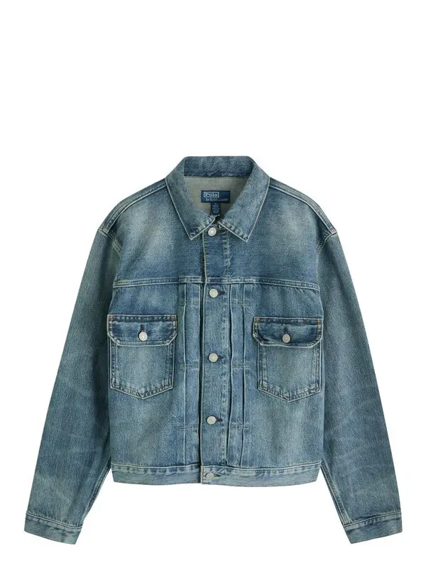 Ralph Lauren Field Denim Trucker Jacket - Blue