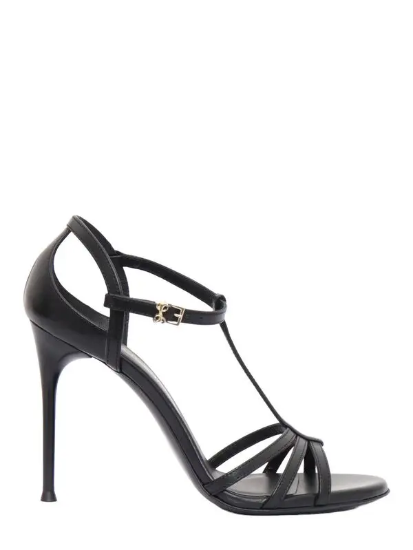 SERGIO LEVANTESI Raily5 Calf Nero Sandals - Black