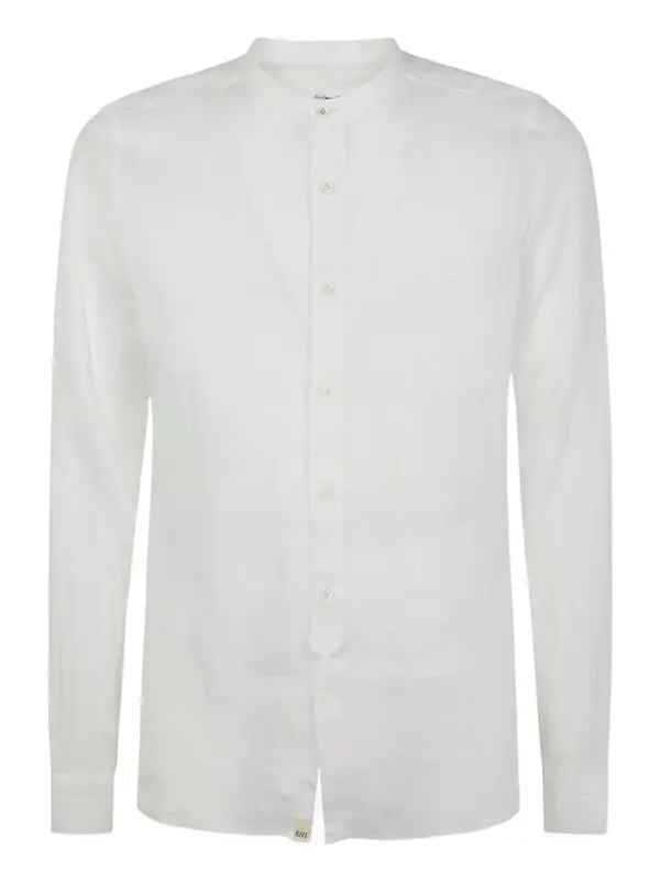 TINTORIA MATTEI 954 Linen Shirt - White
