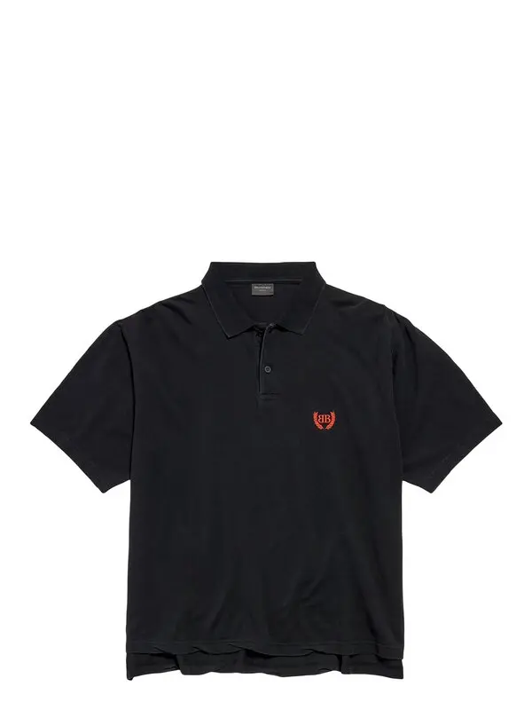 Balenciaga Laurel Classic Polo Shirt - Black