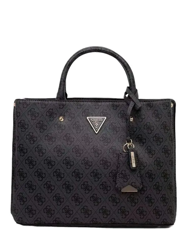 Guess Triangle-logo Tote Bag - Black