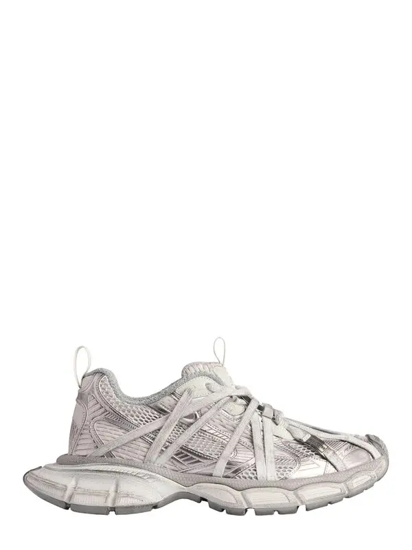 Balenciaga 3xl Extreme Laces B Sneaker - Grey & Silver