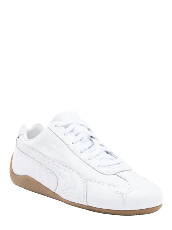 PUMA Speedcat Leather Sneaker - Puma White