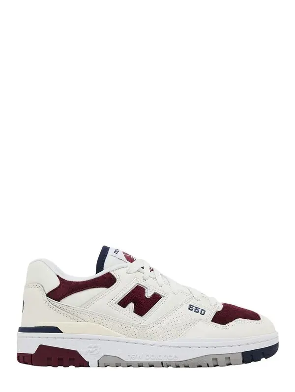 NEW BALANCE 550 Suede Toe Sneakers - White