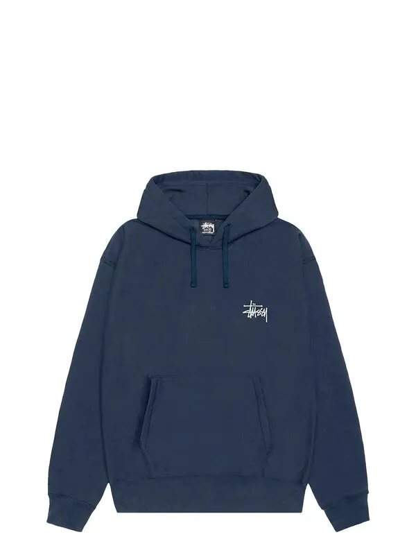 StÜssy Basic Logo Hoodie - Blue