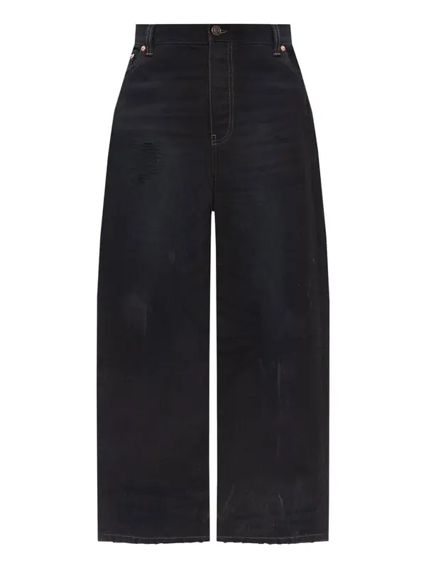 Balenciaga Large Baggy Jeans - Black