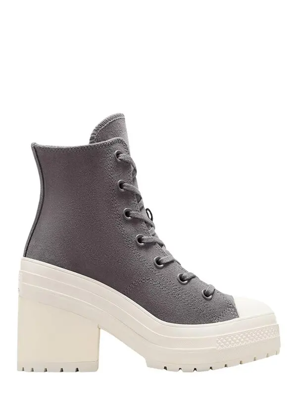 CONVERSE Chuck 70 De Luxe Heel Platform High Top Sneakers - Grey