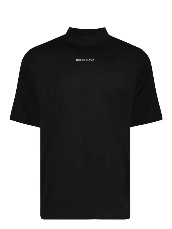 Balenciaga Logo T-shirt 'faded - Black