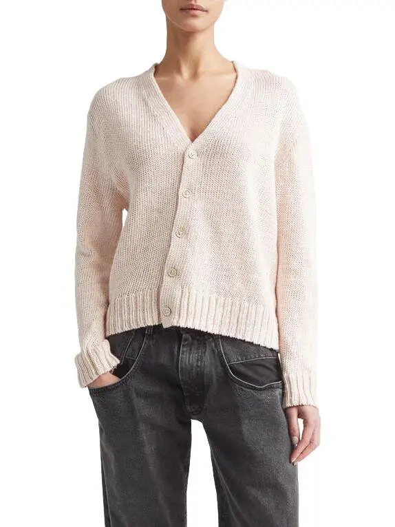 MAISON MARGIELA Gardening Hemp Cardigan - Pale Pink