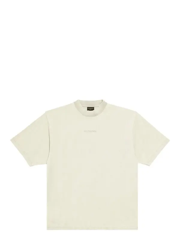 Balenciaga Medium Fit T-shirt 'cement Grey - Tan