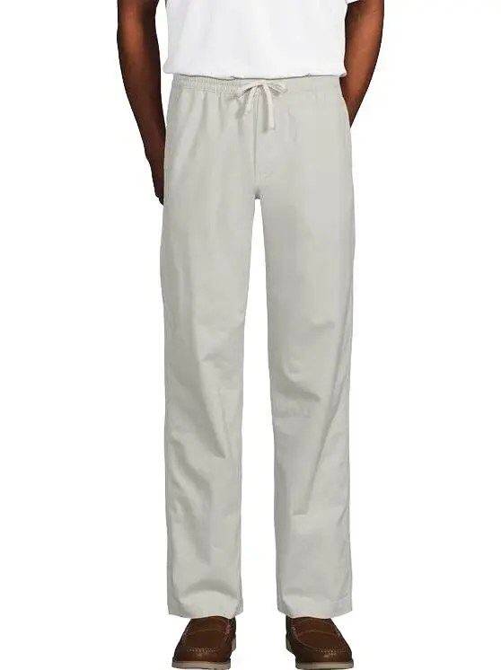 LANDS' END Relaxed Deck Pants - Soft Putty