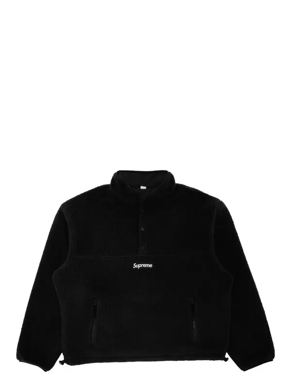 Supreme Polartec Shearling Reversible Pullover - Black