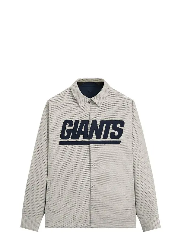Kith 47 For The Nfl: Giants Reversible Ginza Silk - Cream