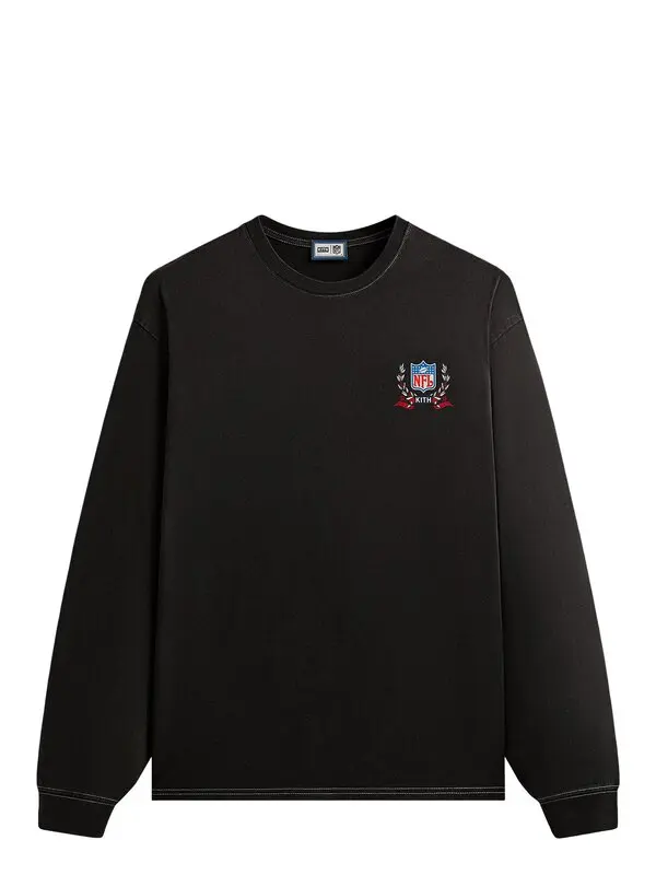 Kith 47 For The Nfl: Giants Vintage Long-sleeve Tee - Black