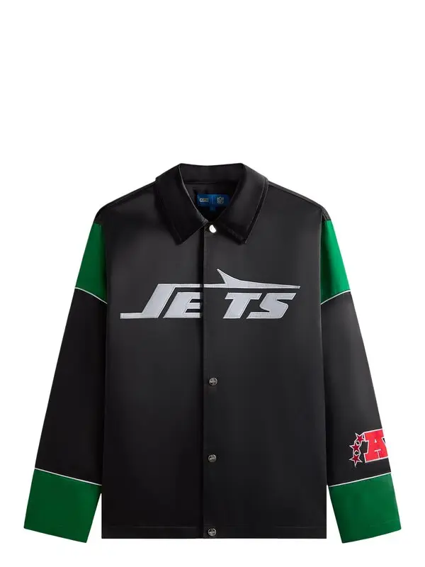 Kith 47 For The Nfl: Jets Kieran Coaches Jacket - Black
