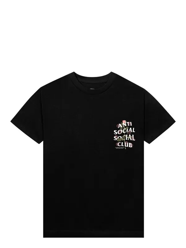 ANTI SOCIAL SOCIAL CLUB X Sadboyz Pink Rose Tee - Black