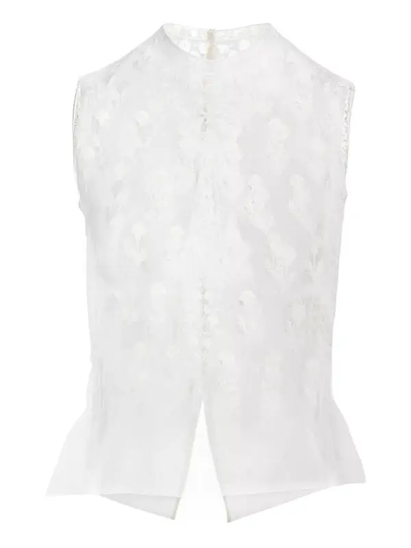 Giambattista Valli Sleeveless Top - White
