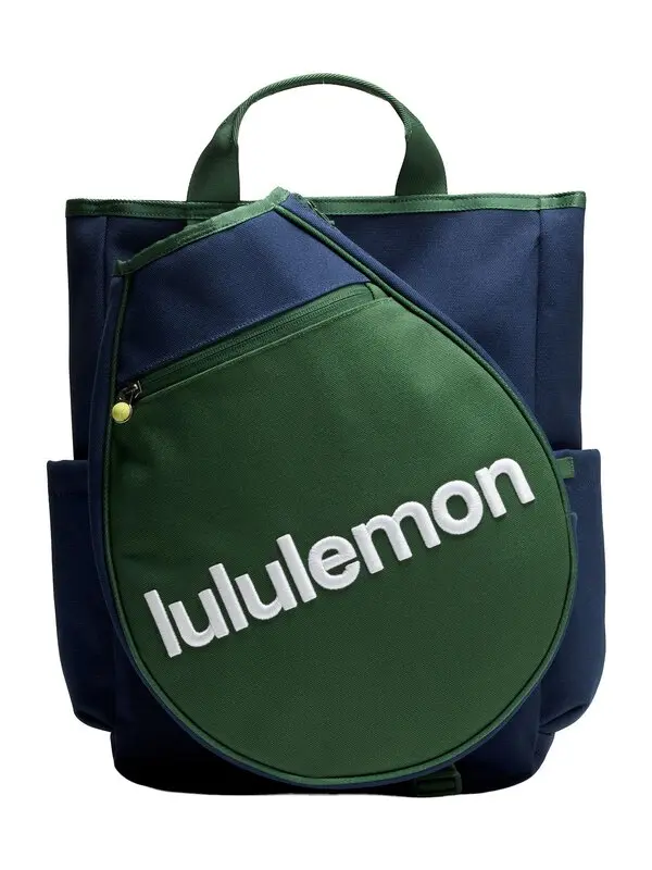 Lululemon 19l Convertible Racket Backpack - Club Blue/ivy Grove/white