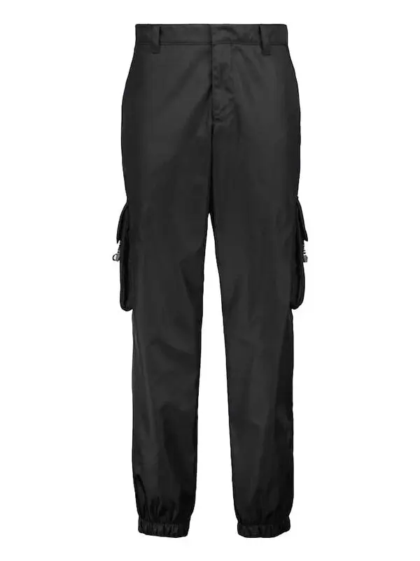 Prada Re-nylon Cargo Trousers - Black