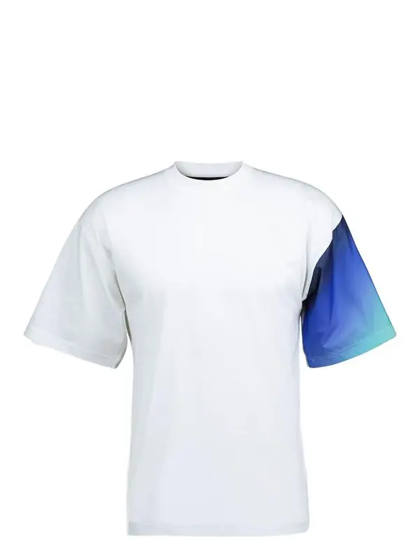 Prada Contrast-sleeve T-shirt - White