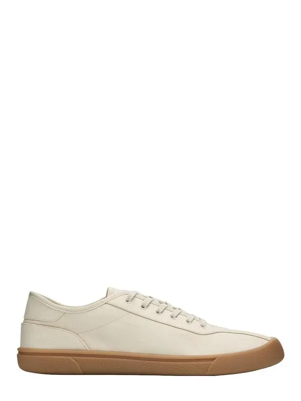 THE ROW Canvas Low-top Sneakers - Off White