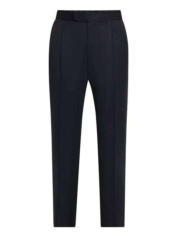 Brioni Melbourne Wool Trousers - Anthracite