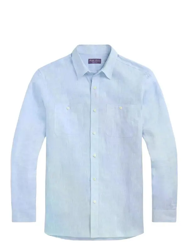 Ralph Lauren Purple Label Chambray Shirt - Blue