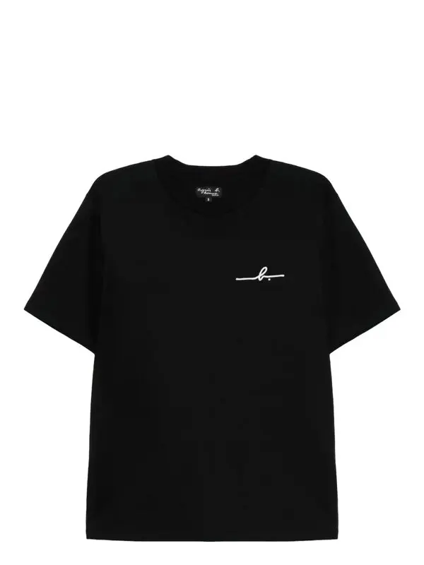 AGNÈS B. Logo-print T-shirt - Black