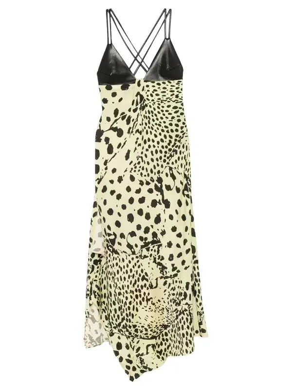 Nanushka Printed Maxi Dress - Black