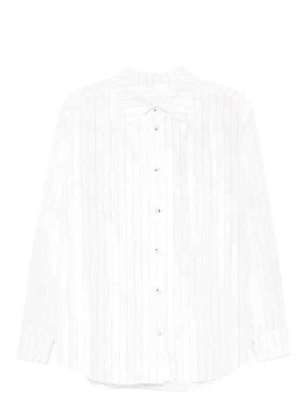Nanushka Striped Shirt - White