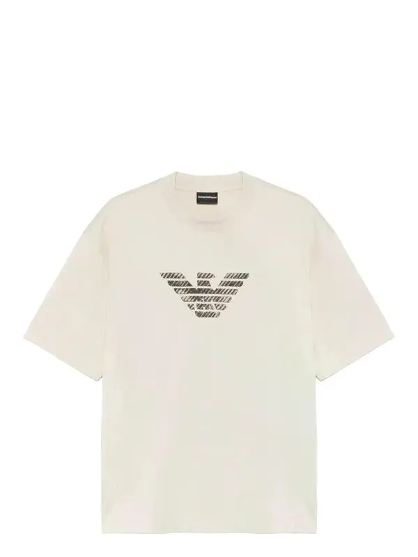 Emporio Armani Cotton T-shirt - Neutrals