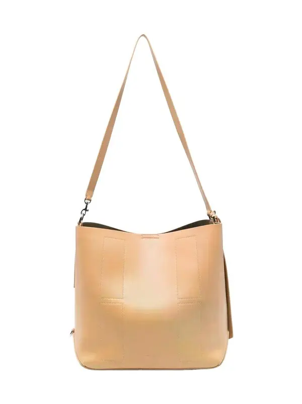 Hogan Leather Shoulder Bag - Neutrals