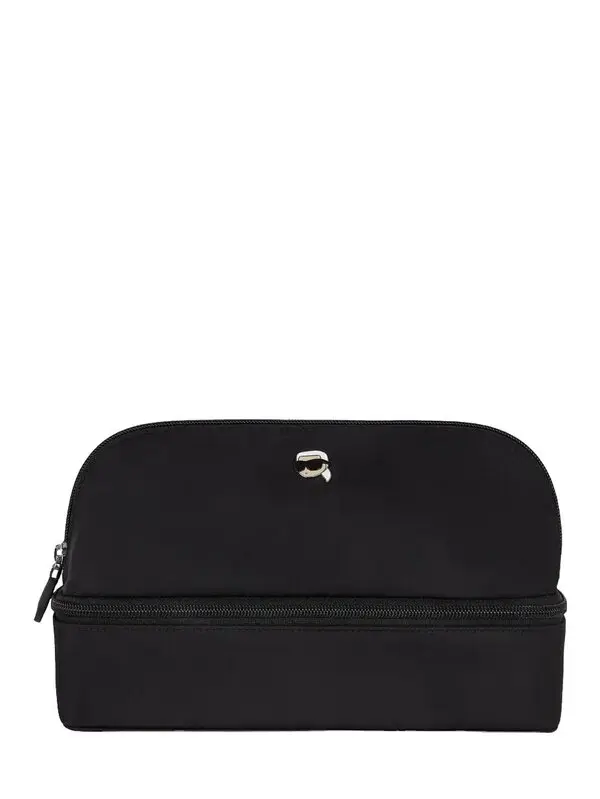 Karl Lagerfeld Ikon Makeup Bag - Black