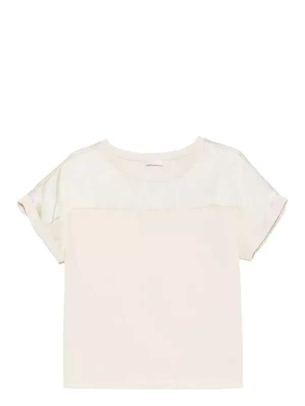 Liu Jo Panelled T-shirt - Neutrals