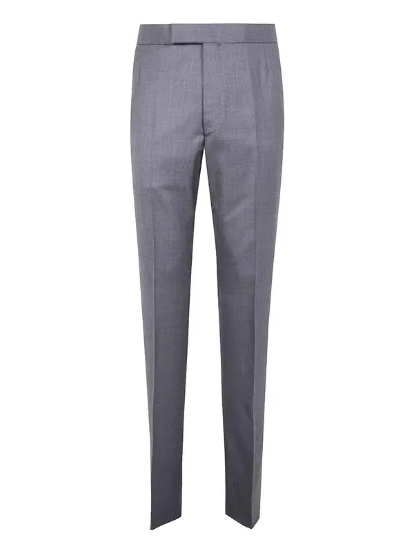 Thom Browne Fit Back Strap Trousers - Grey