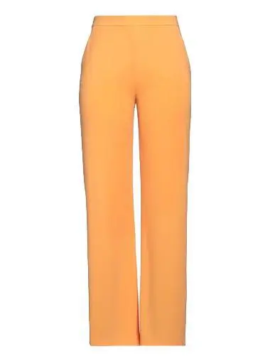 Patrizia Pepe Wide Leg Crepe Pants - Mandarin