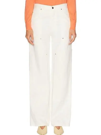 Renggli Work Wide Leg Jeans - Bone