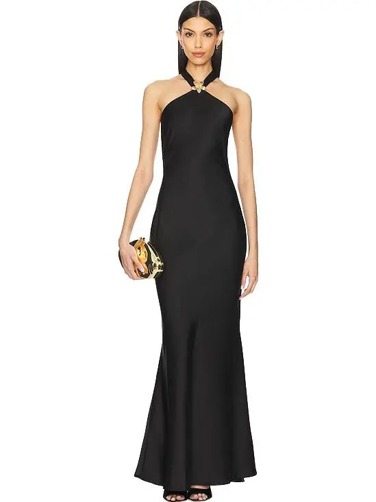 RUNAWAY THE LABEL Chara Maxi Dress - Black