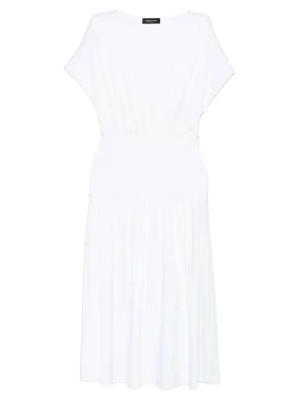 Fabiana Filippi Jersey Midi Dress - White