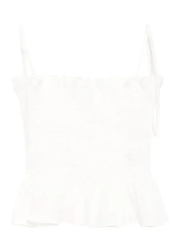 KIMHEKIM Cotton Tank Top - White