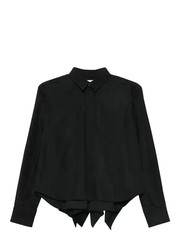 Sacai Panel-detail Shirt - Black