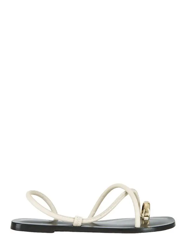 EMME PARSONS Laurie Flat - Ivory Nappa